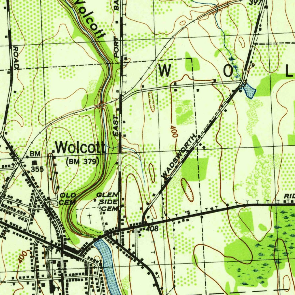 Wolcott, NY (1943, 31680-Scale) Map by United States Geological Survey ...