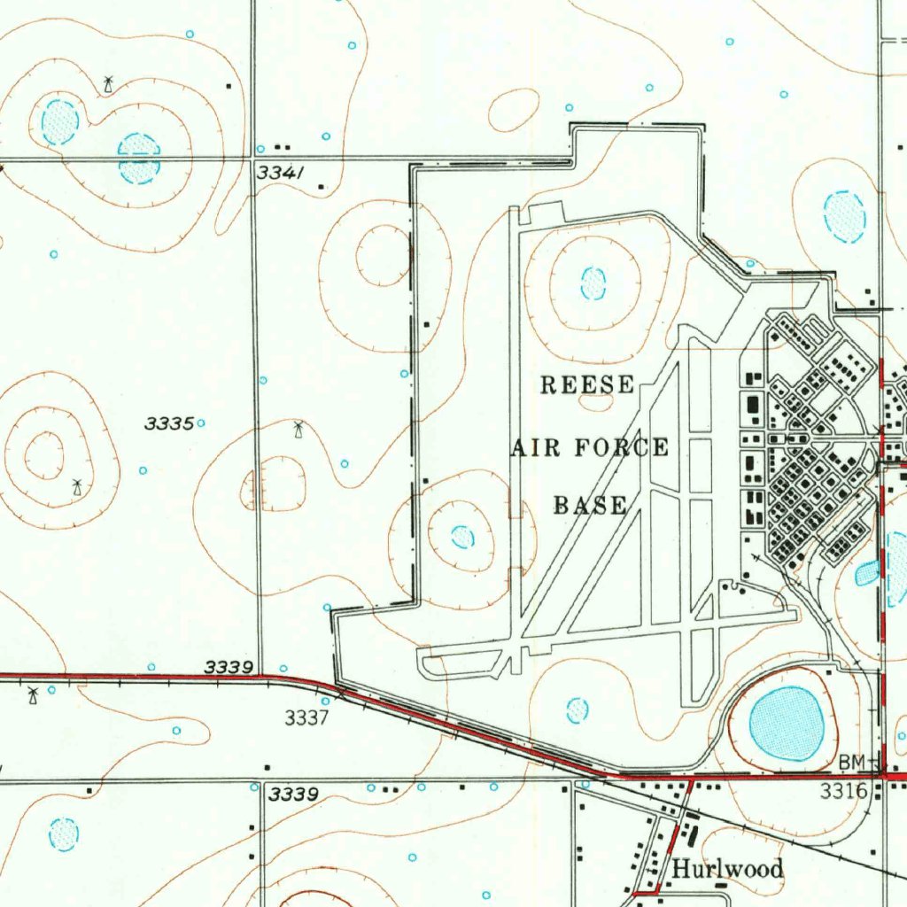 Wolfforth, TX (1957, 62500-Scale) Map by United States Geological ...