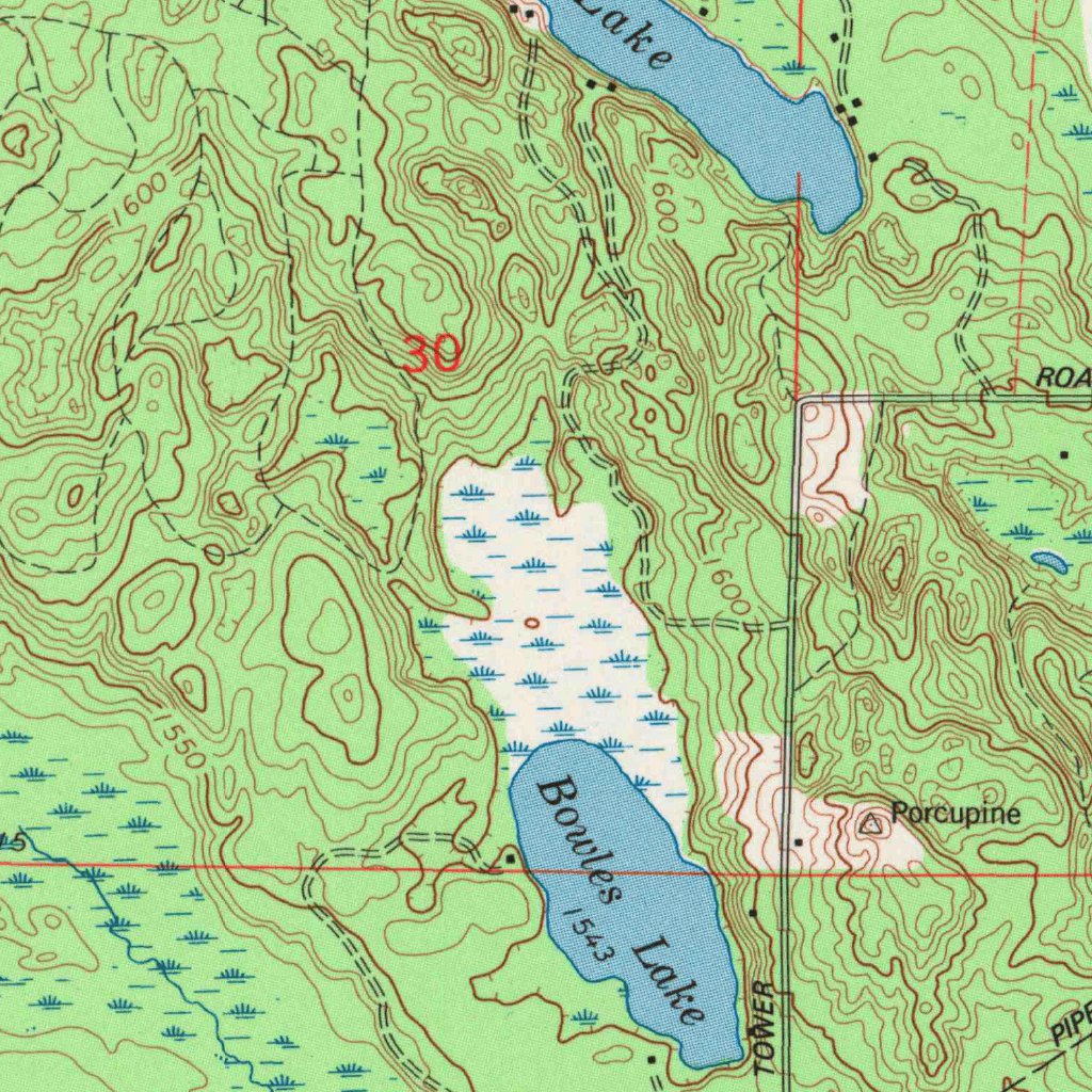 Woodboro, WI (1982, 24000-Scale) Map by United States Geological Survey ...