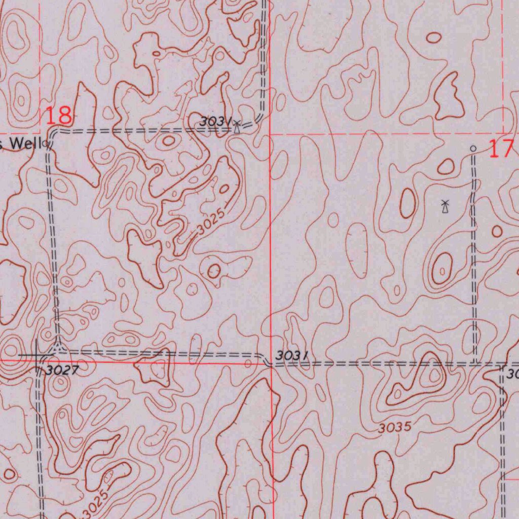 Woods SW, KS (1974, 24000-Scale) Map by United States Geological Survey ...