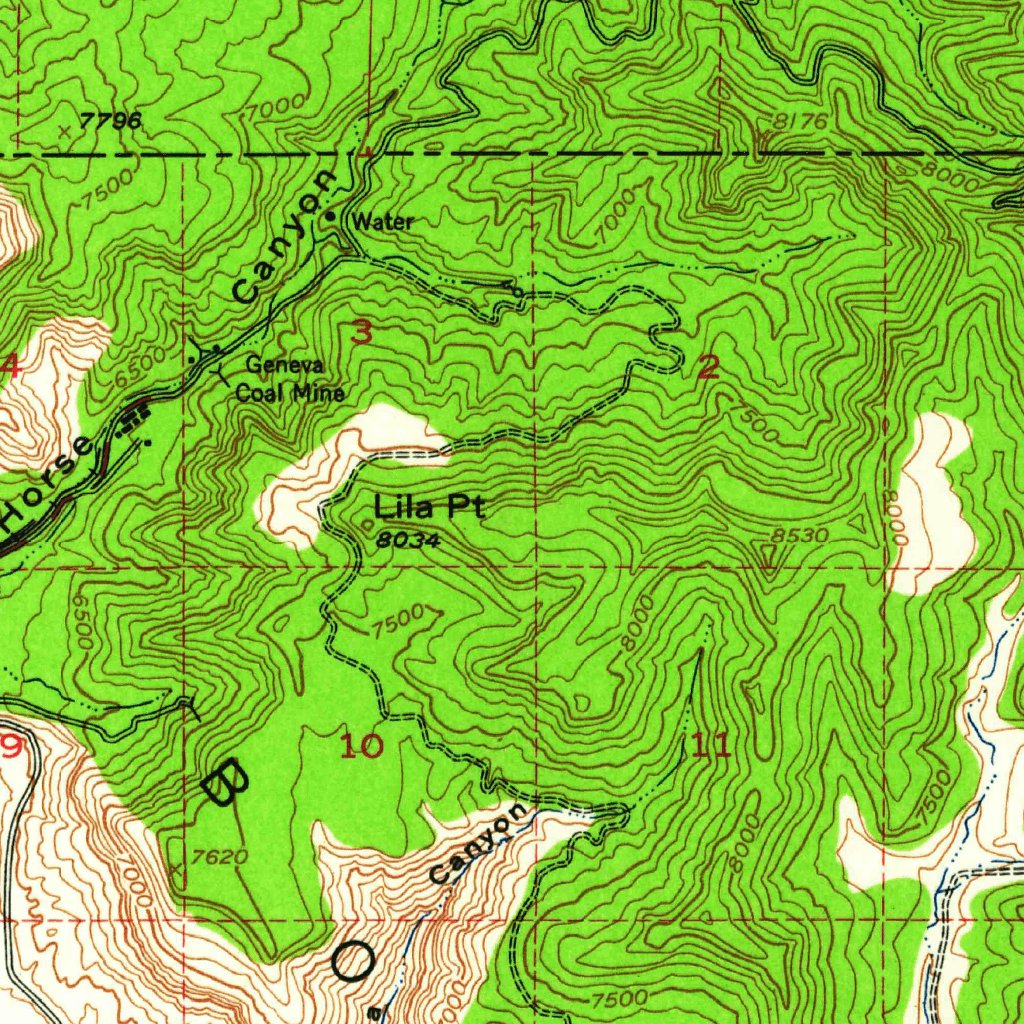 Woodside, UT (1948, 62500-Scale) Map by United States Geological Survey ...