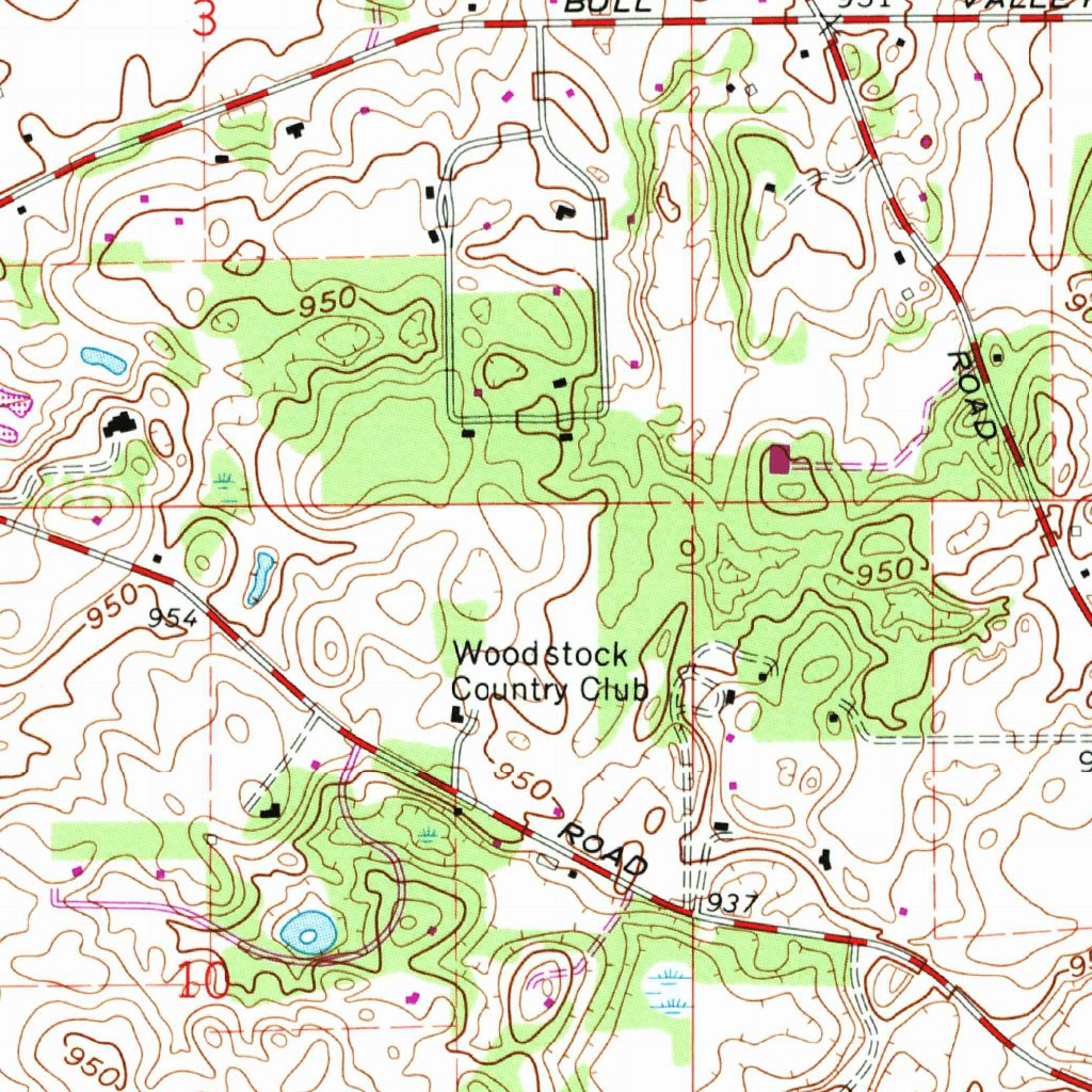 Woodstock, IL (1963, 24000-Scale) Map by United States Geological ...