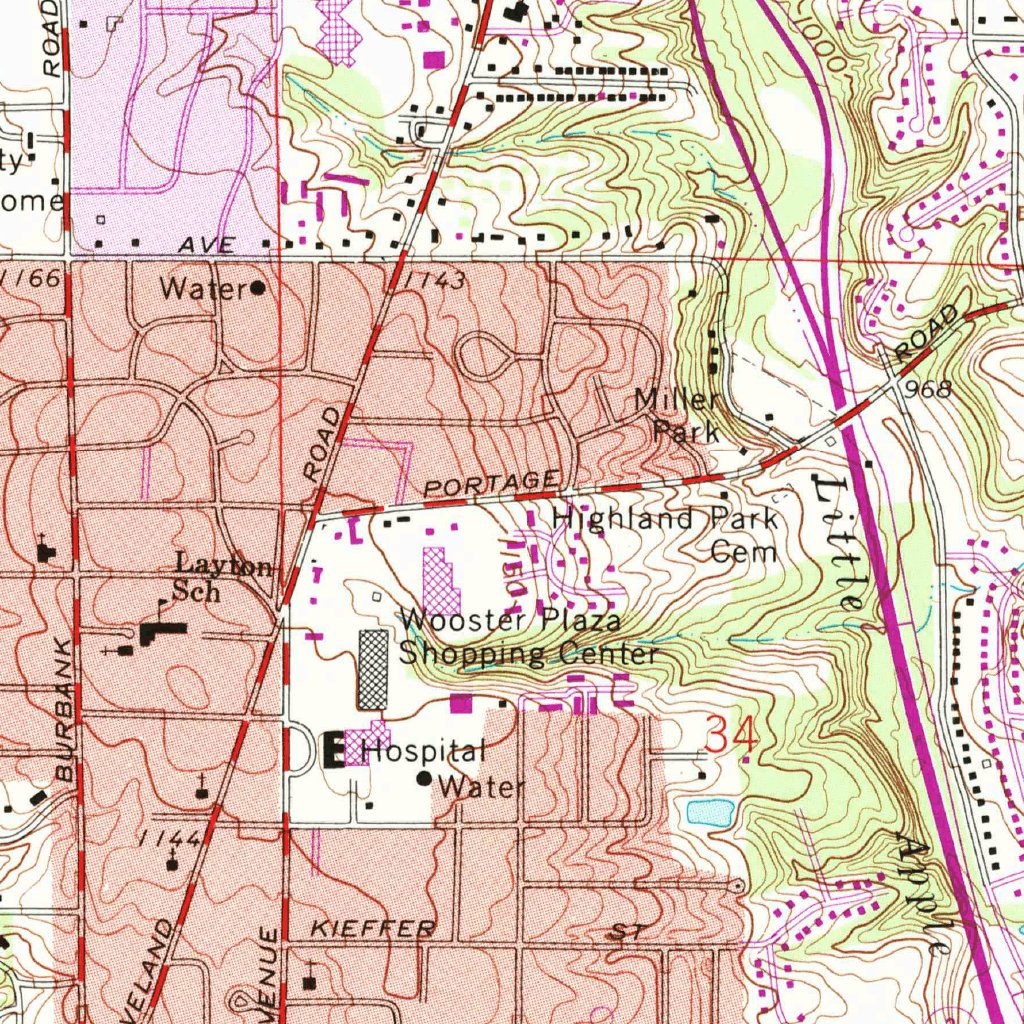 Wooster, OH (1961, 24000-Scale) Map by United States Geological Survey ...