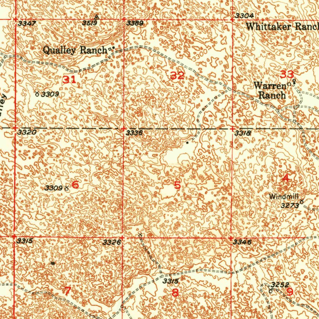 Wright Valley, NE (1951, 62500-Scale) Map by United States Geological ...