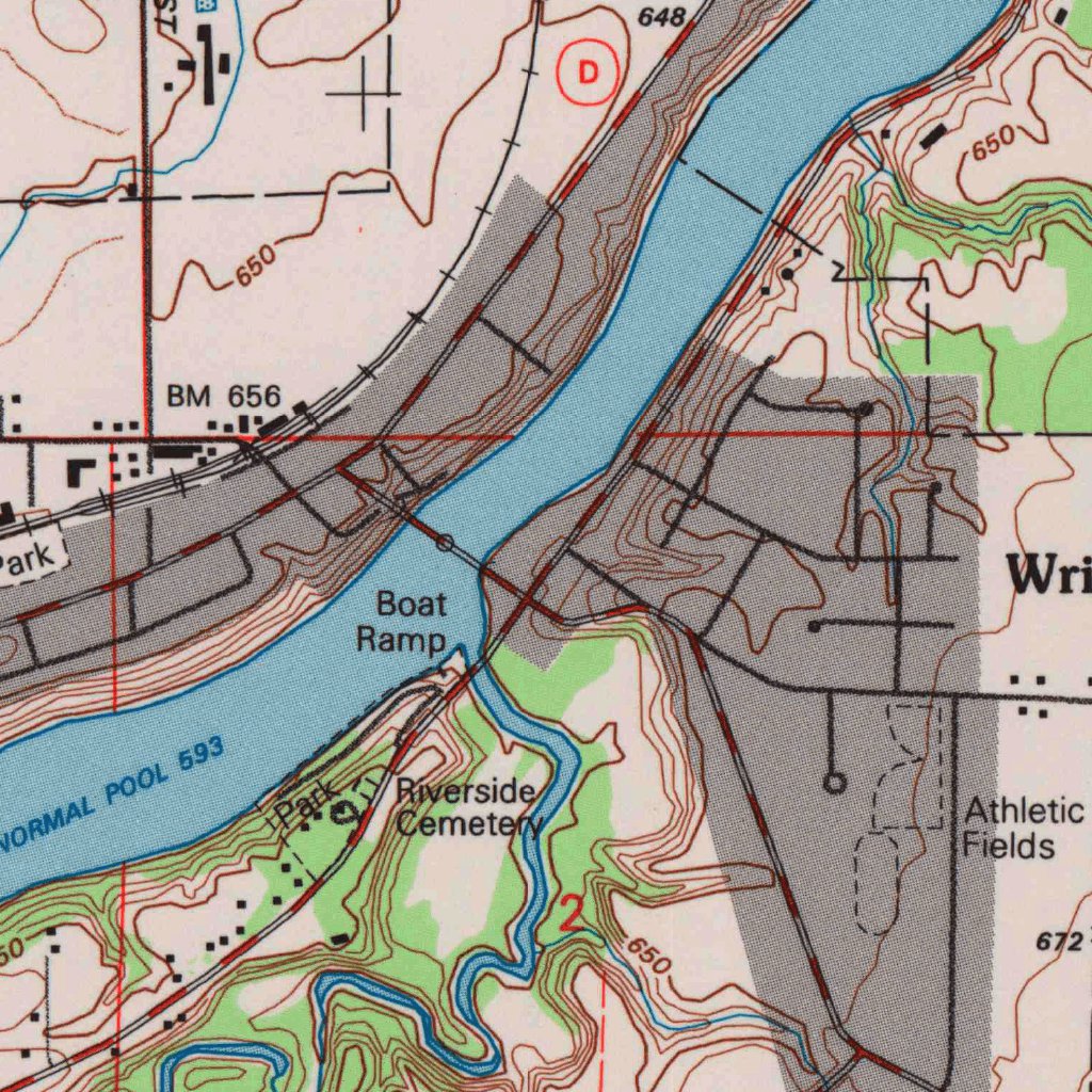 Wrightstown, WI (1992, 24000-Scale) Map by United States Geological ...