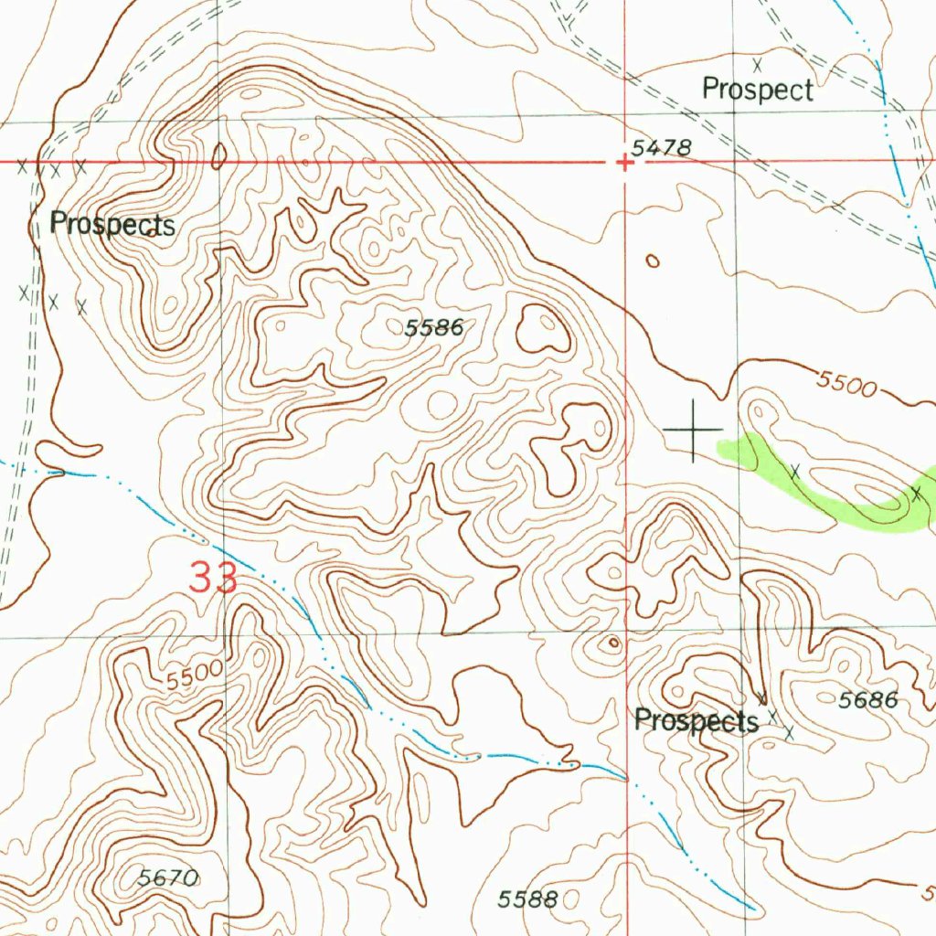 Wrye Peak SW, NM (1982, 24000-Scale) Map by United States Geological ...