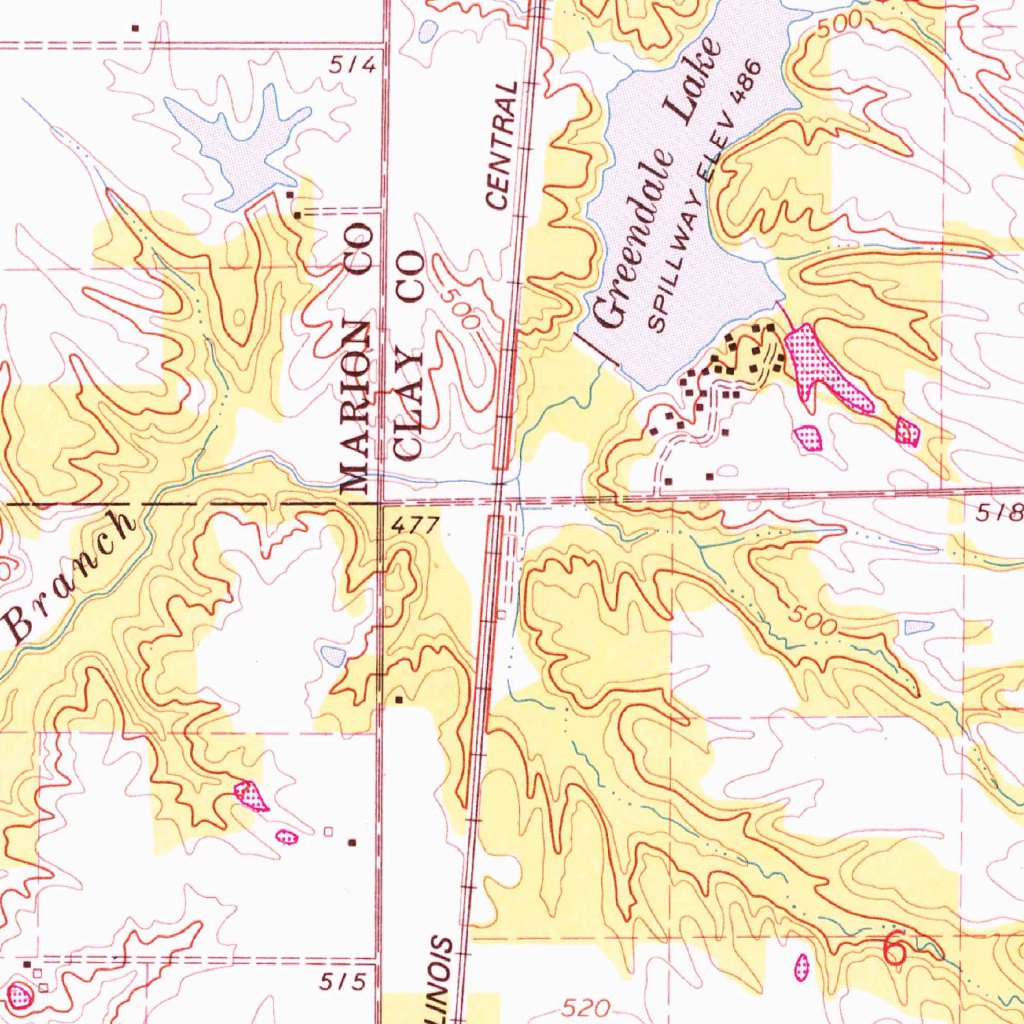 Xenia, IL (1968, 24000-Scale) Map by United States Geological Survey ...