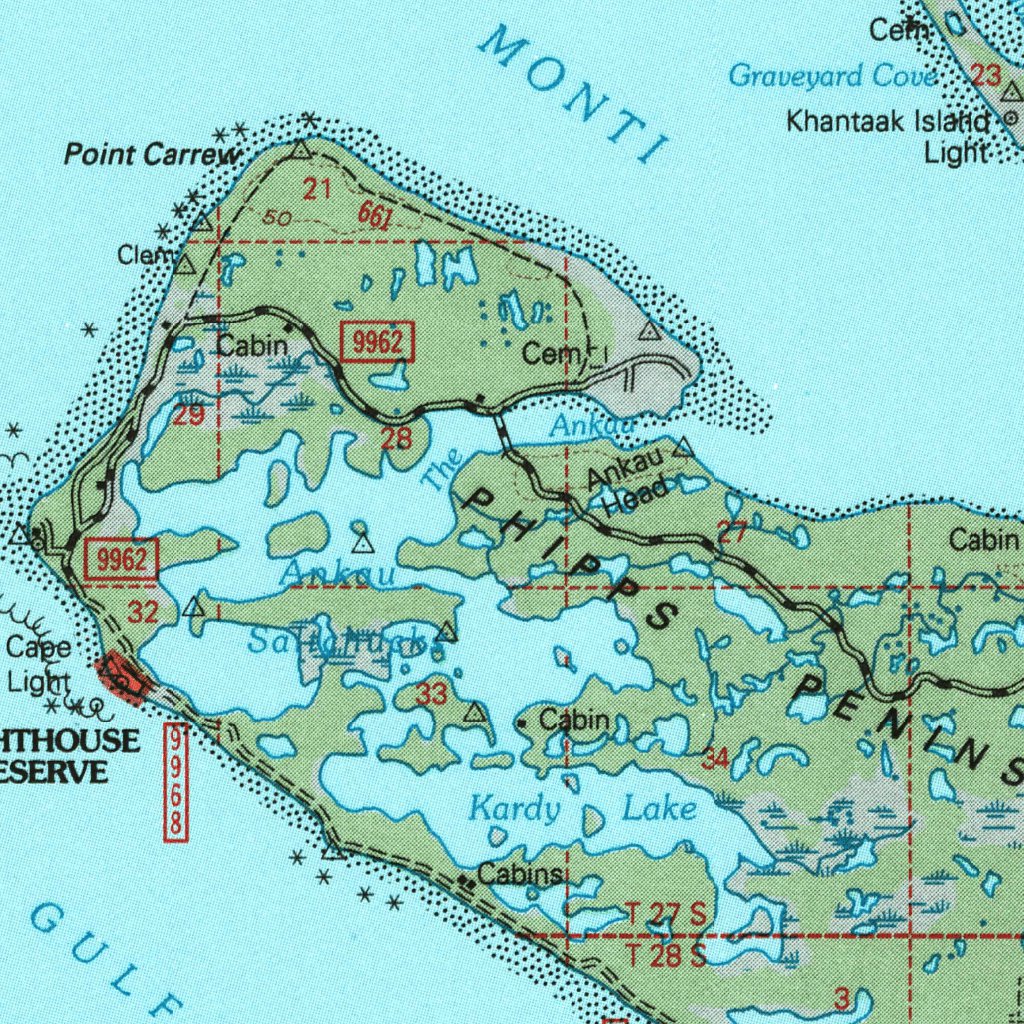 Yakutat C-5, AK (1996, 63360-Scale) Map by United States Geological ...