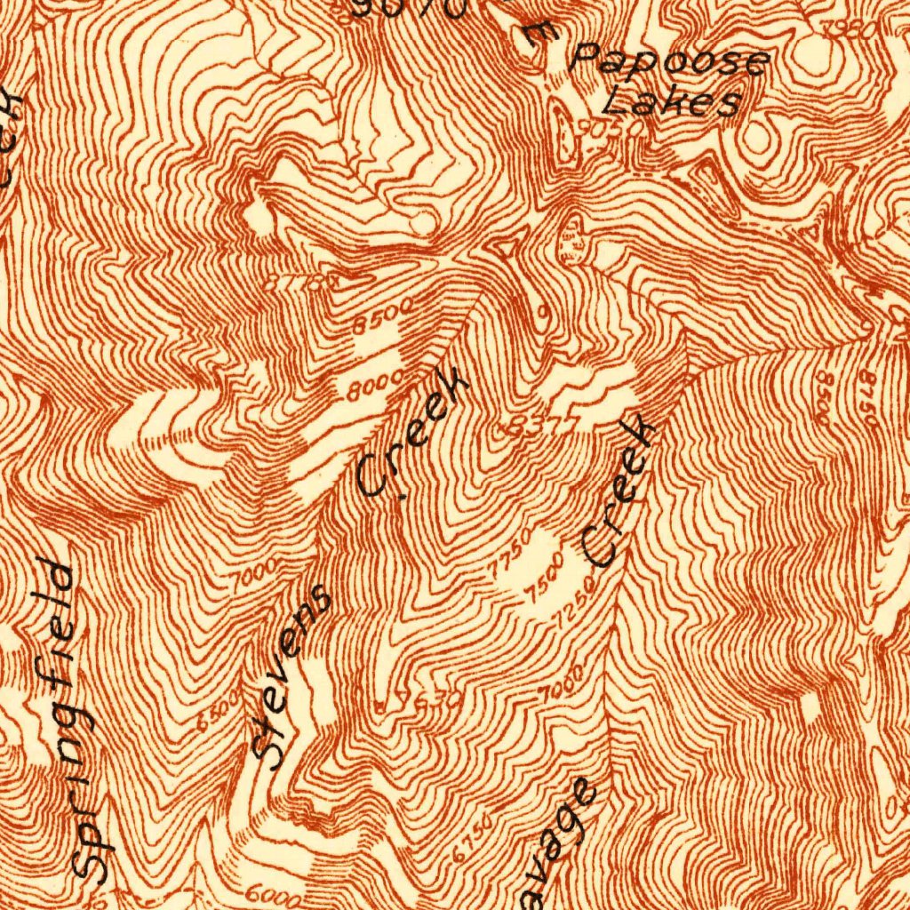 Yellow Pine, ID (1937, 48000-Scale) Map by United States Geological ...