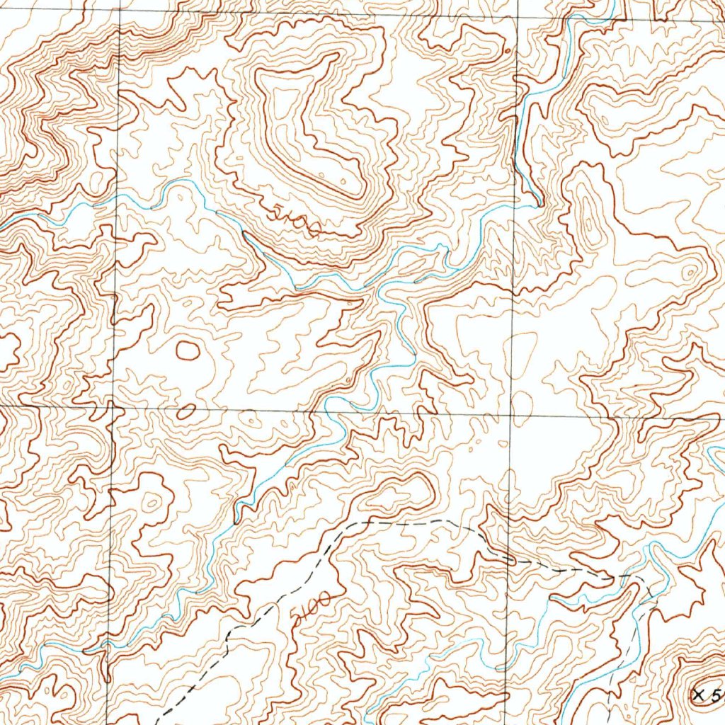 Yellow Rock Point West, UT (1989, 24000-Scale) Map by United States ...