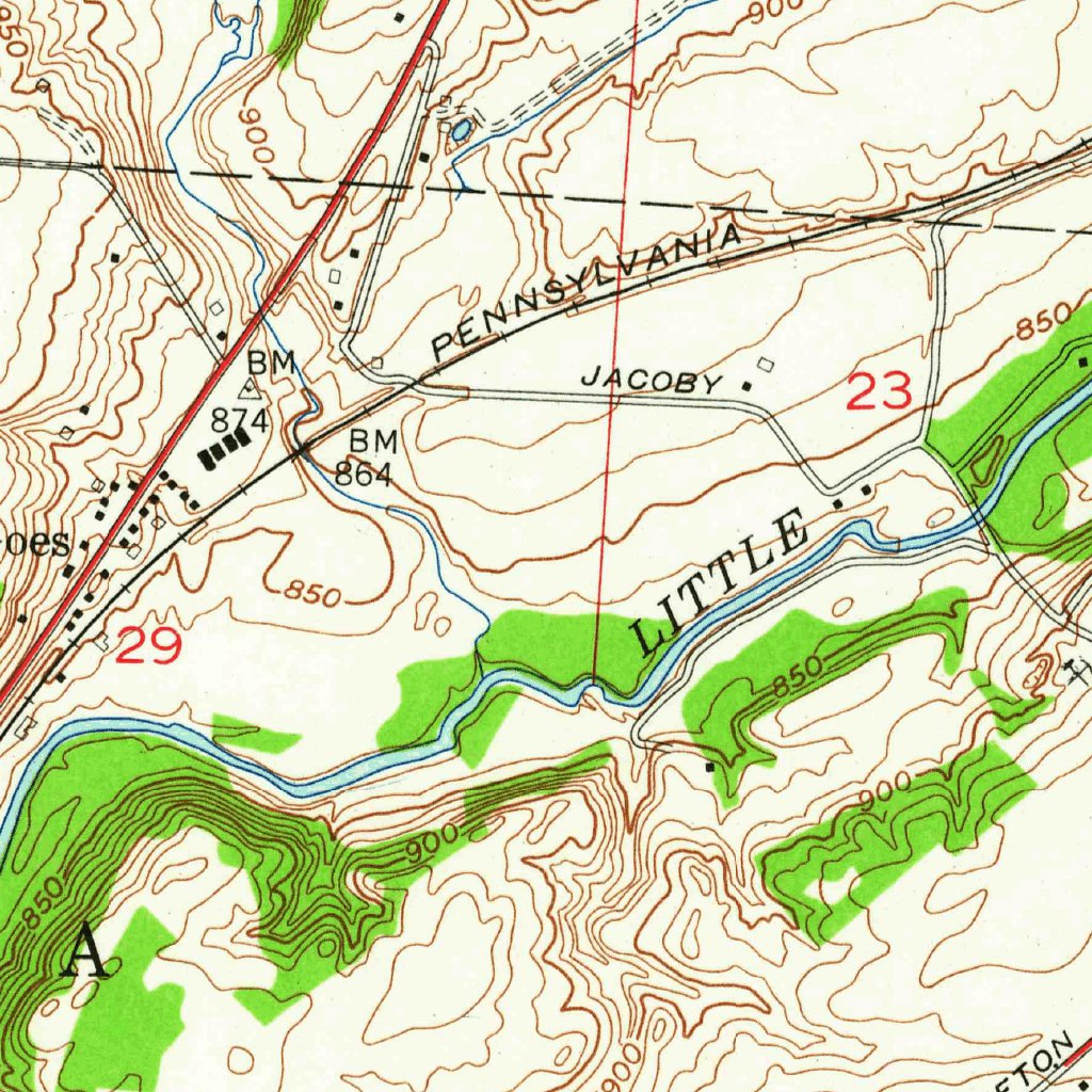 Yellow Springs, OH (1955, 24000-Scale) Map by United States Geological ...