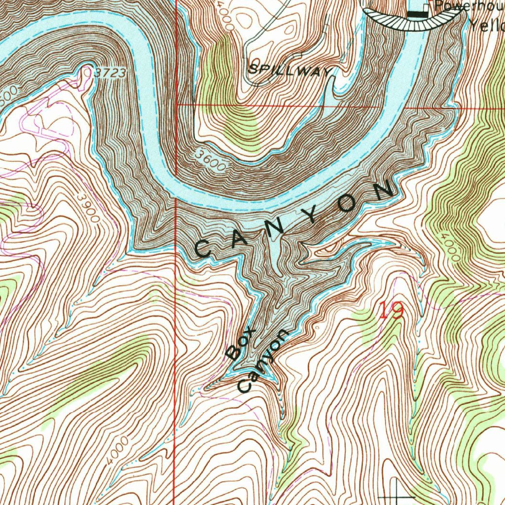 Yellowtail Dam, MT (1964, 24000-Scale) Map by United States Geological ...
