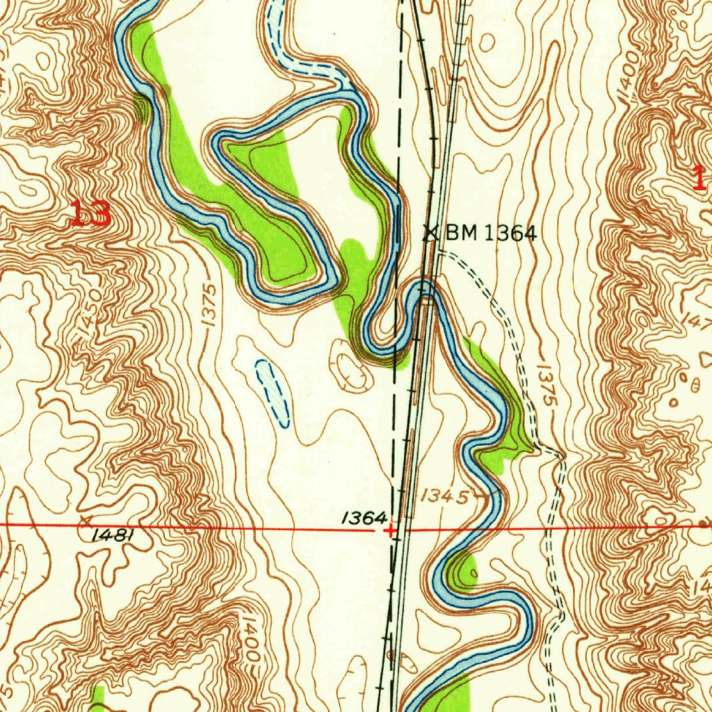 Ypsilanti, ND (1952, 24000-Scale) Map by United States Geological ...