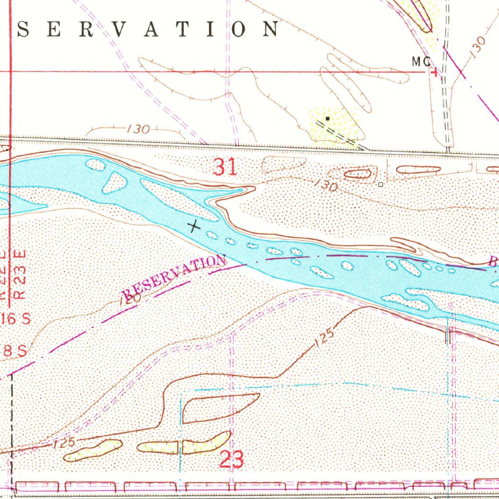 Yuma East, AZ-CA (1965, 24000-Scale) Map by United States Geological ...