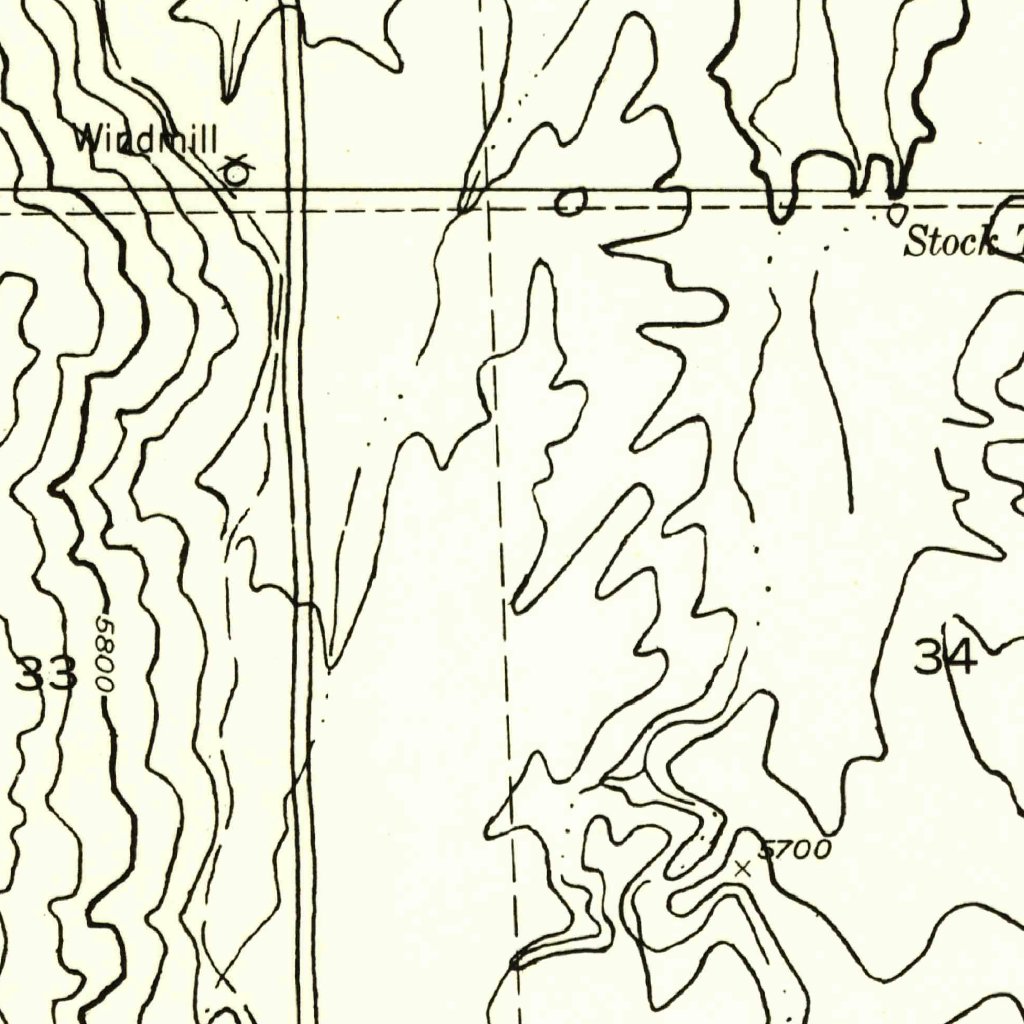 Zion Reservoir, AZ (1955, 24000-Scale) Map by United States Geological ...
