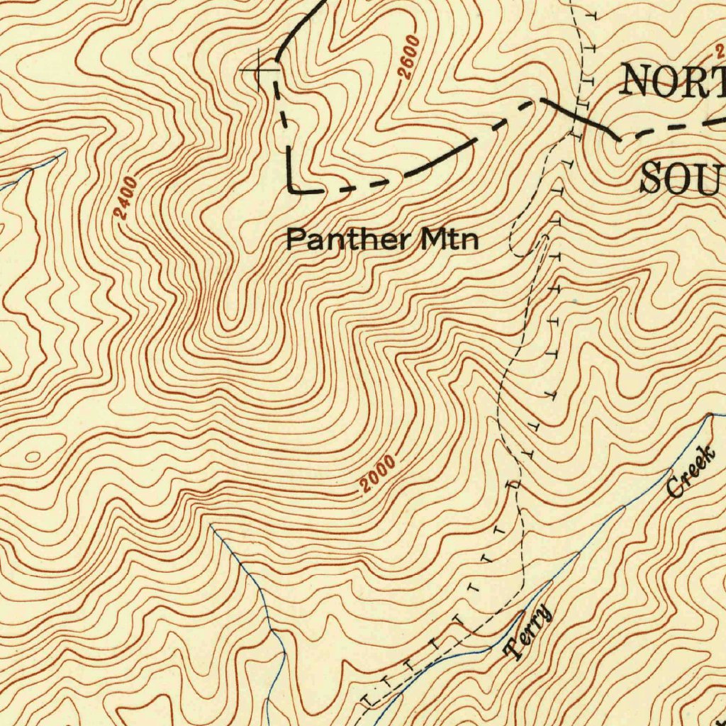 Zirconia, NC-SC (1947, 24000-Scale) Map by United States Geological ...