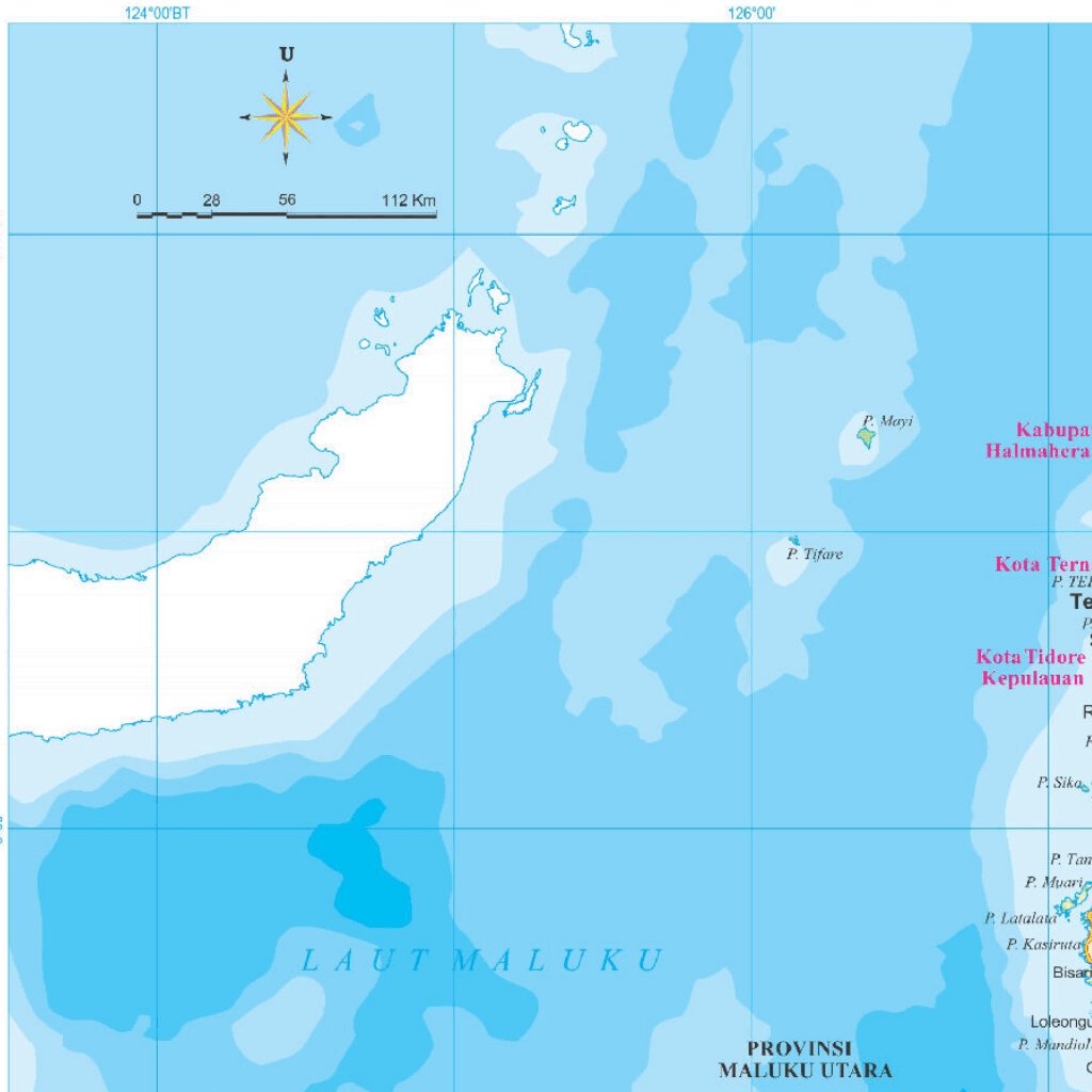 BATAS KAWASAN HUTAN MALUKU UTARA (1) Map by UPTD KPH Ternate-Tidore ...