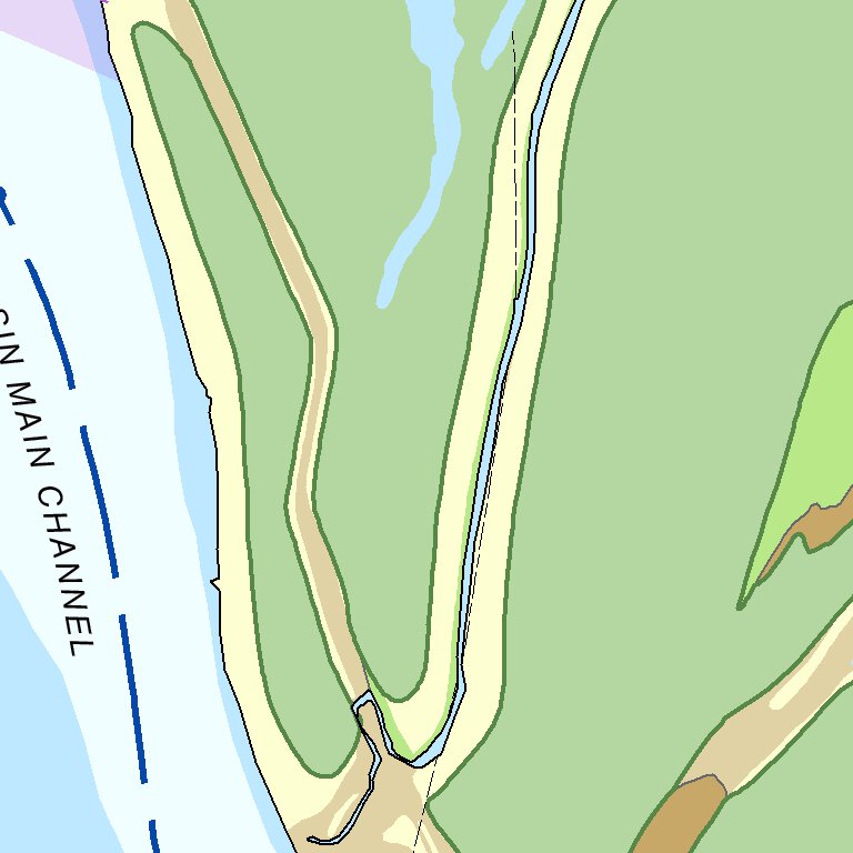 Atchafalaya River Chart 26 - Miller Point, LA Map by US Army Corps of ...