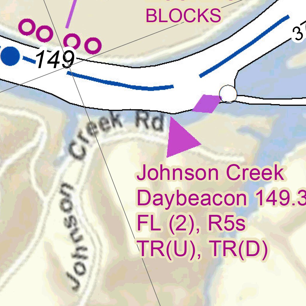 Cumberland River Chart 21 - Cheatham Lock & Dam; Johnson Creek; Fox Bluff; Harpeth River; Pardue ...