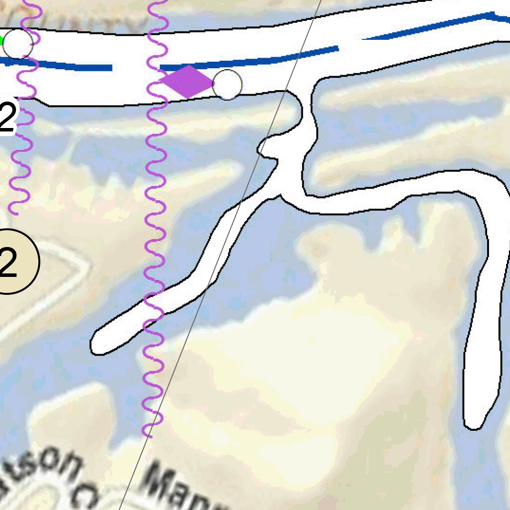 Cumberland River Chart 33 - Cunningham Isl; Seven Mile Bluff; Belotes ...