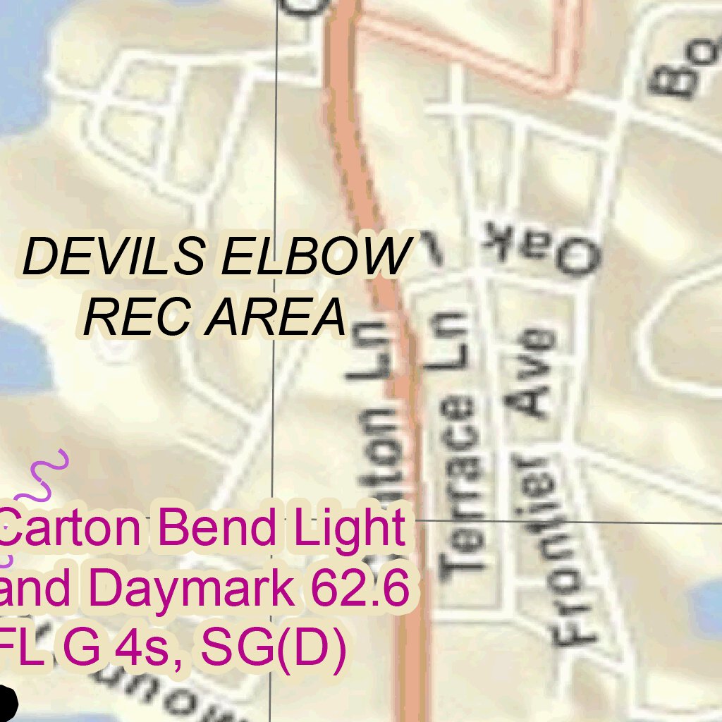 Cumberland River Chart 9 - Canton, KY and Devils Elbow Map by US Army ...