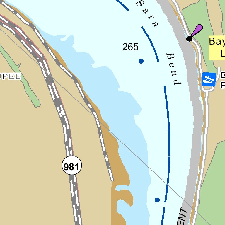 Lower Mississippi Chart 71 - River Mile 270.8 to 259.6 Map by US Army ...