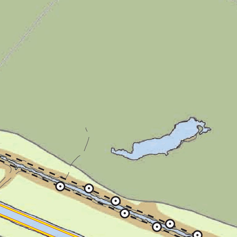 Chart 16 - Whiskey Bay Pilot Channel River Miles 55.6 to 62.1 Map by US ...