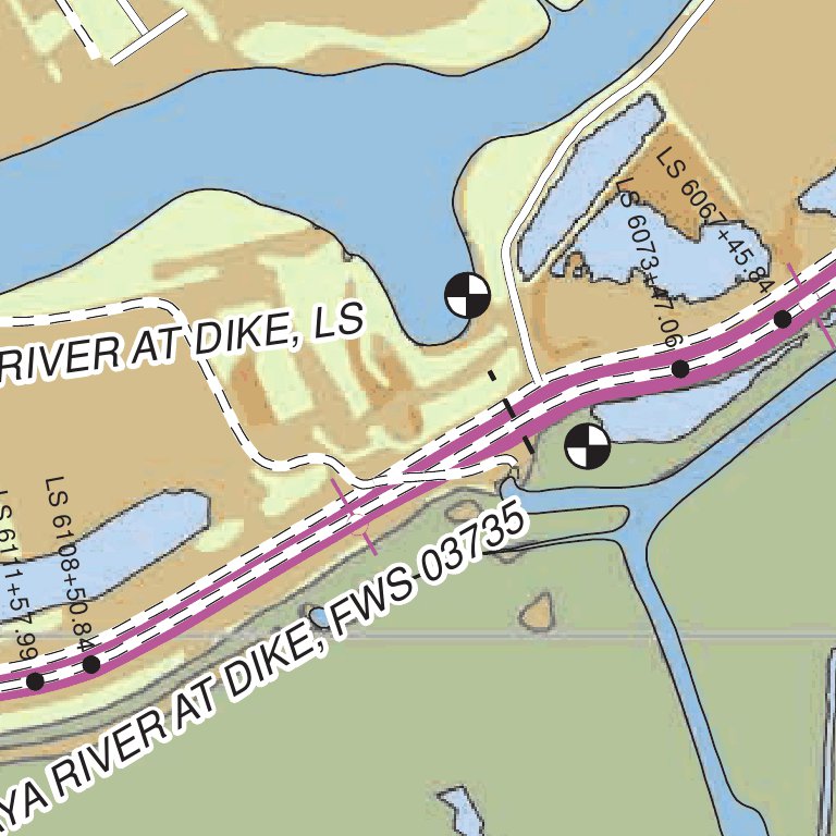 Chart 36 - Lower Atchafalaya River at Berwick Lock River Miles 119.3 to ...