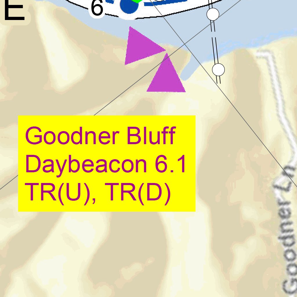 Tennessee River Chart 102 - Hiwassee River Map by US Army Corps of ...
