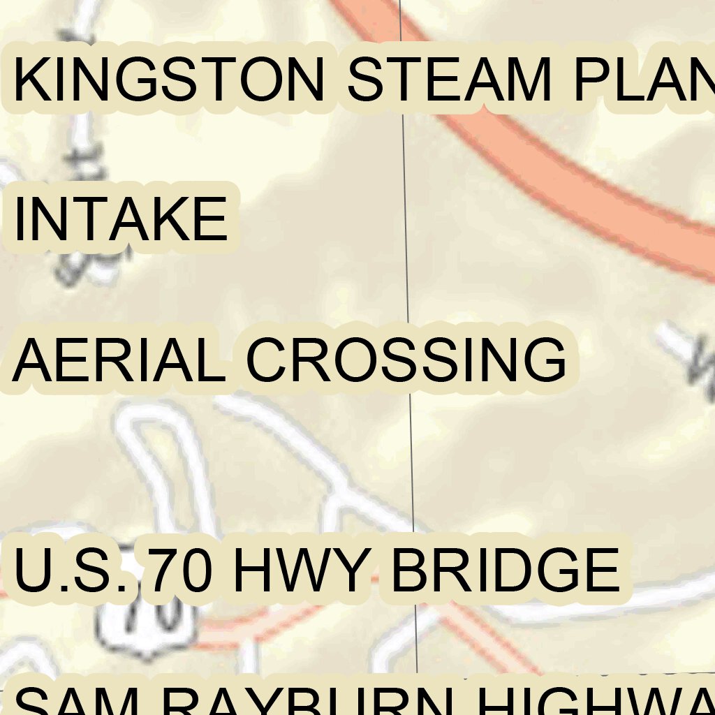 Tennessee River Chart 106 - Clinch River; Emory River Map by US Army ...