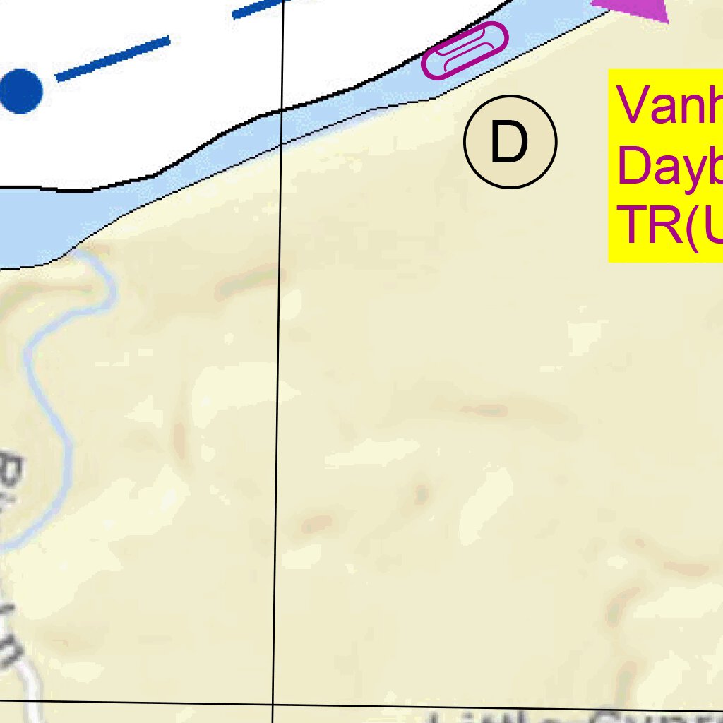 Tennessee River Chart 2 - White Oak and Cypress Creeks Map by US Army ...