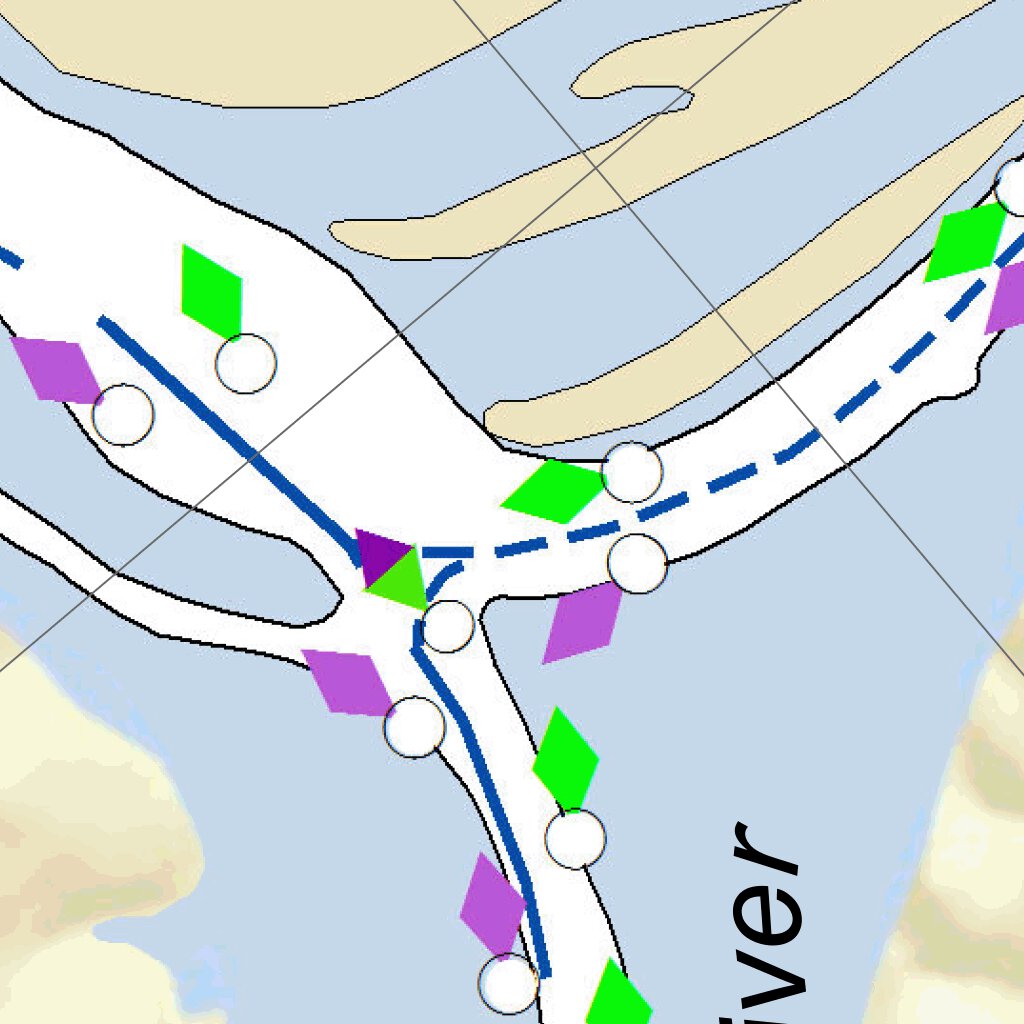 Tennessee River Chart 73 - Hiwassee River Map by US Army Corps of ...