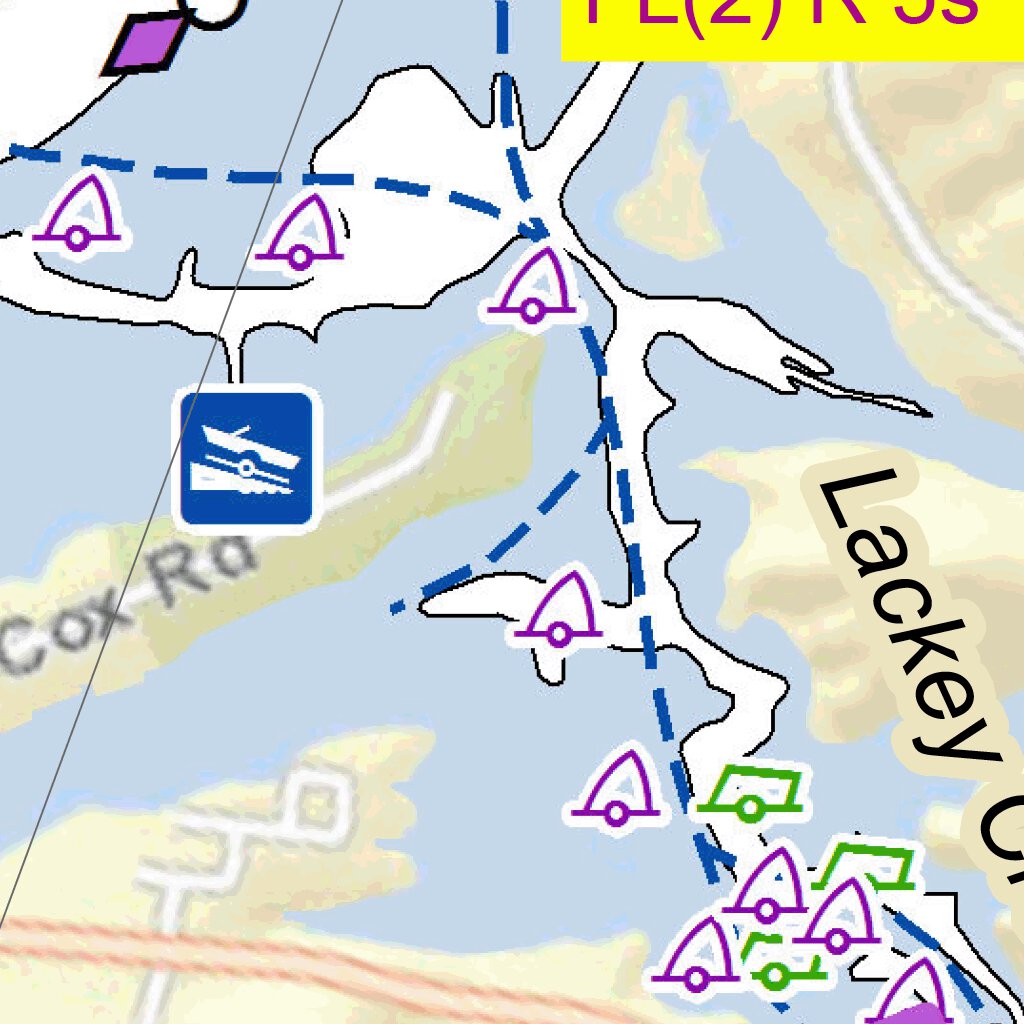 Tennessee River Chart 86 - Lowes Ferry Light Map by US Army Corps of ...