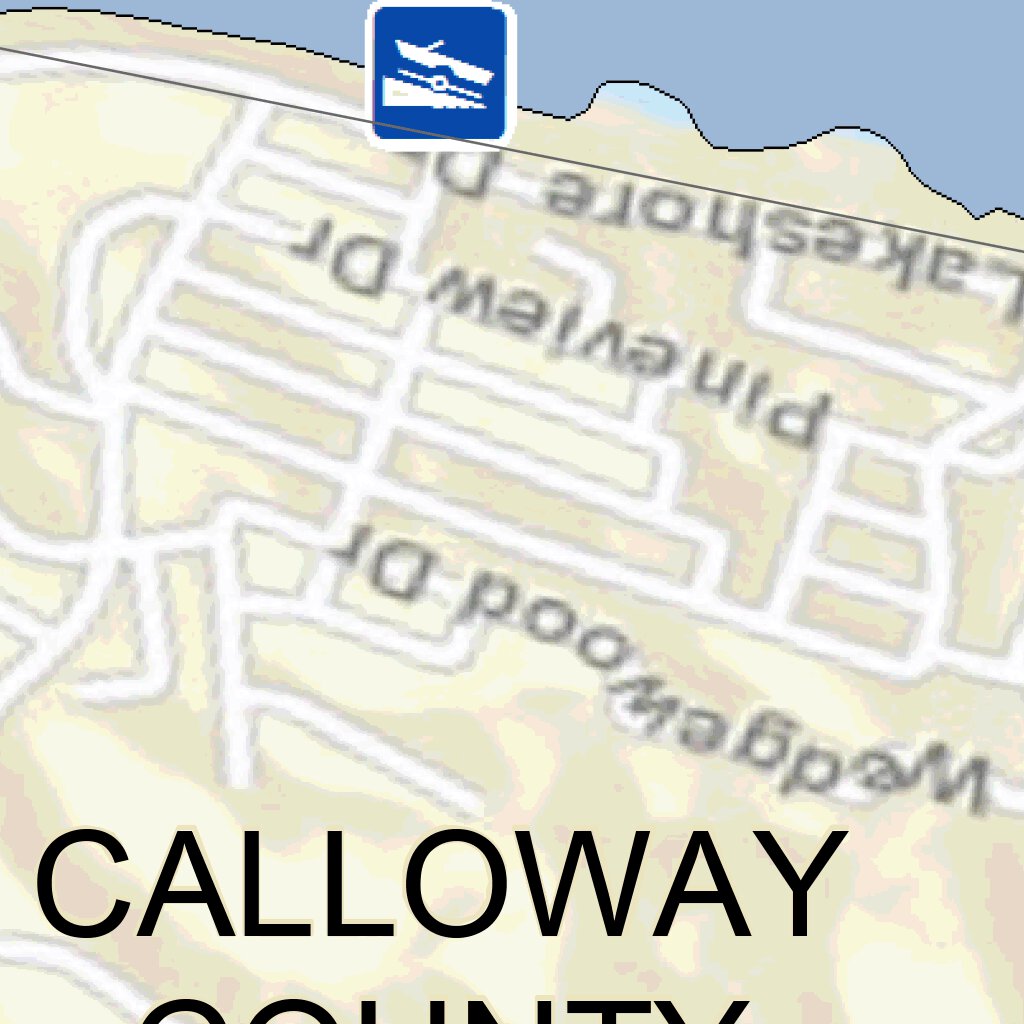 Tennessee River Chart 9 - Big Sandy River Map by US Army Corps of ...