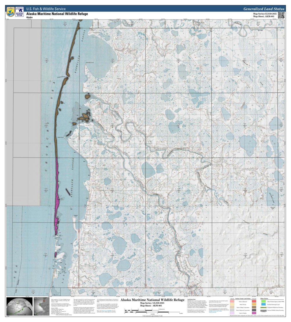 Alaska Maritime NWR (AKM-003 - #3 of 183) Map by U.S. Fish & Wildlife ...