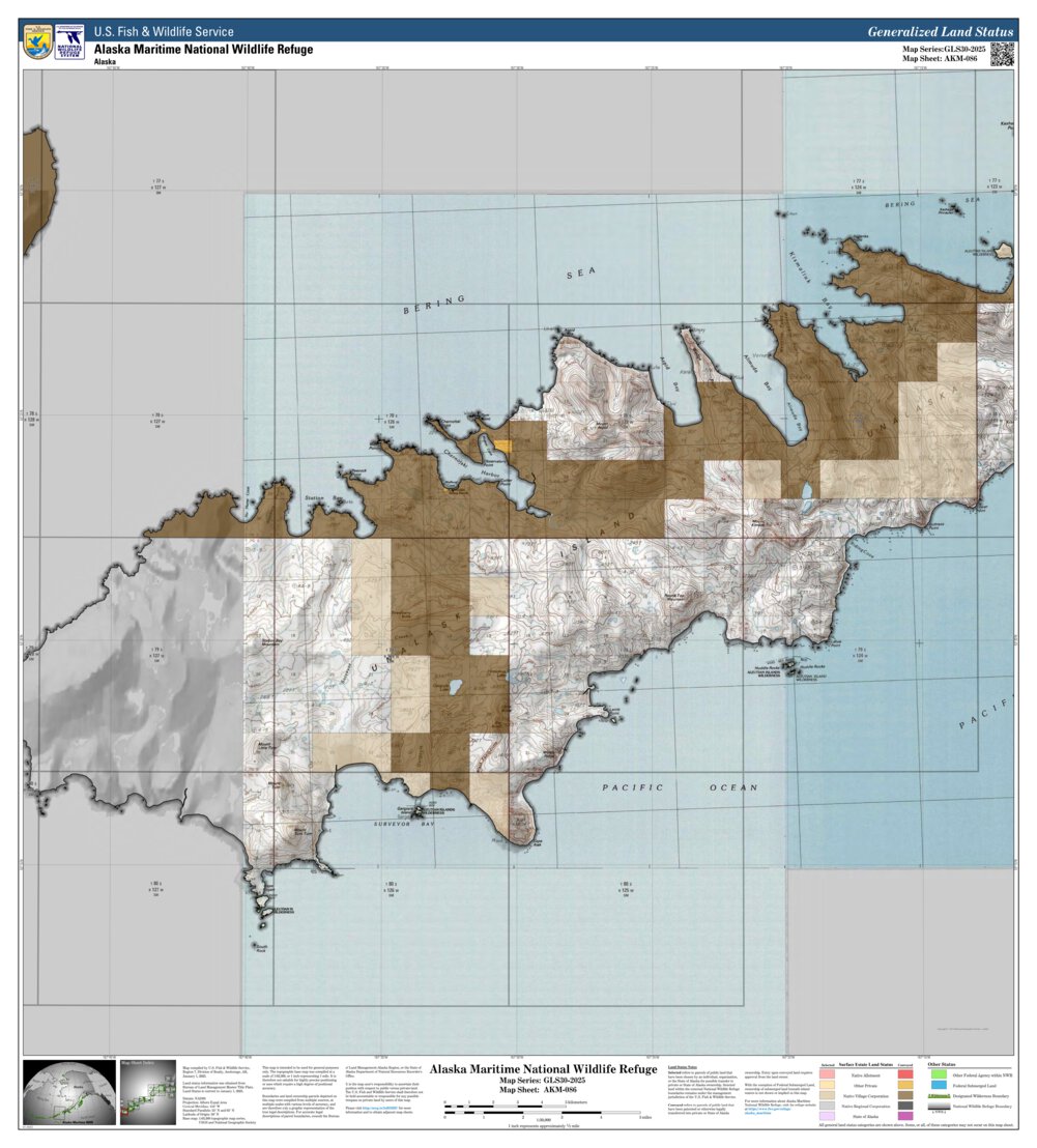 Alaska Maritime NWR (AKM-086 - #86 of 183) Map by U.S. Fish & Wildlife ...