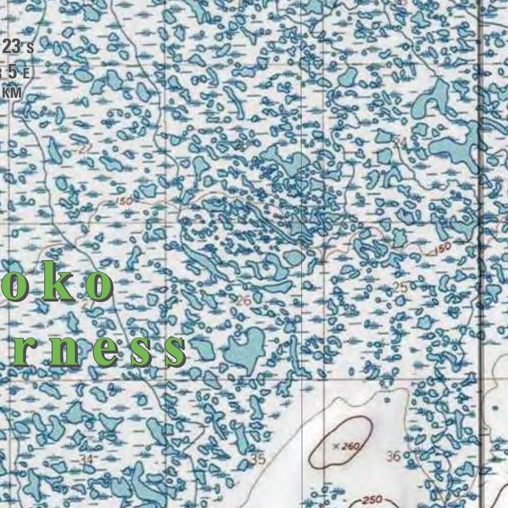 Innoko NWR (INN-17 - #17 of 32) Map by U.S. Fish & Wildlife Service ...