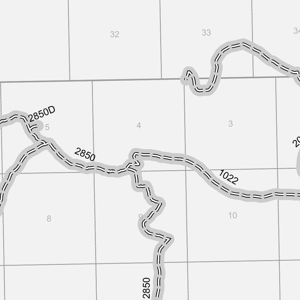 Custer Gallatin NF - Pryor Mountains MVUM 2025 Map by US Forest Service ...