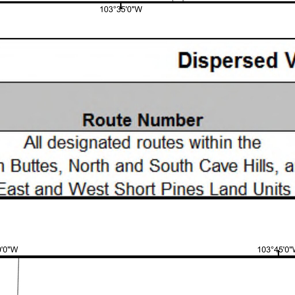 Custer Gallatin NF - Sioux Ranger District MVUM 2025 (South Dakota) Map ...