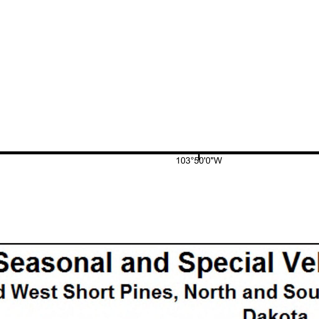 Custer Gallatin NF - Sioux Ranger District - Short Pines MVUM 2025 Map ...