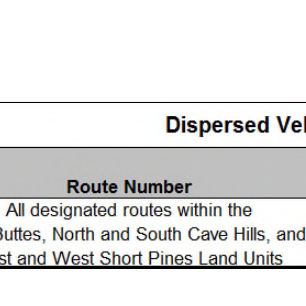 Custer Gallatin NF - Sioux Ranger District - Slim Buttes MVUM 2025 Map ...
