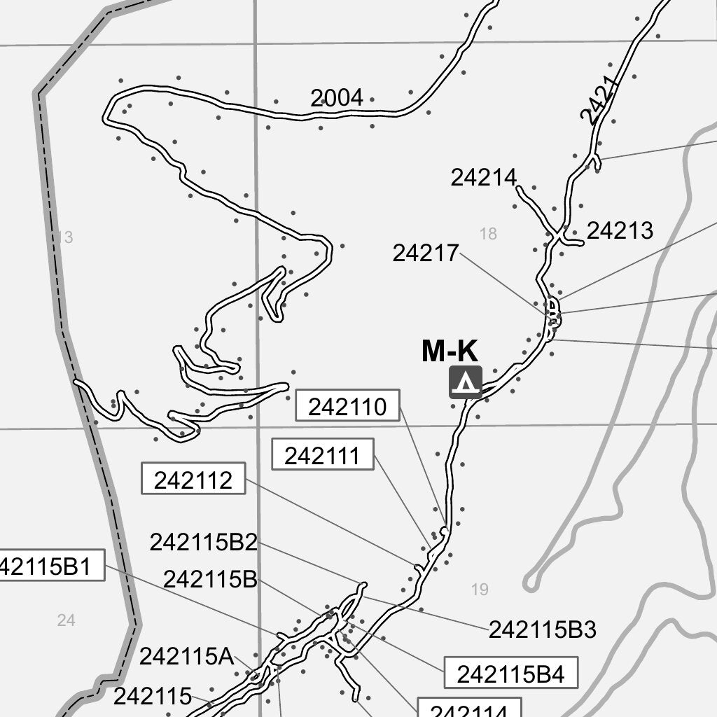 Custer Gallatin NF - South Beartooth Front - MVUM 2025 Map by US Forest ...