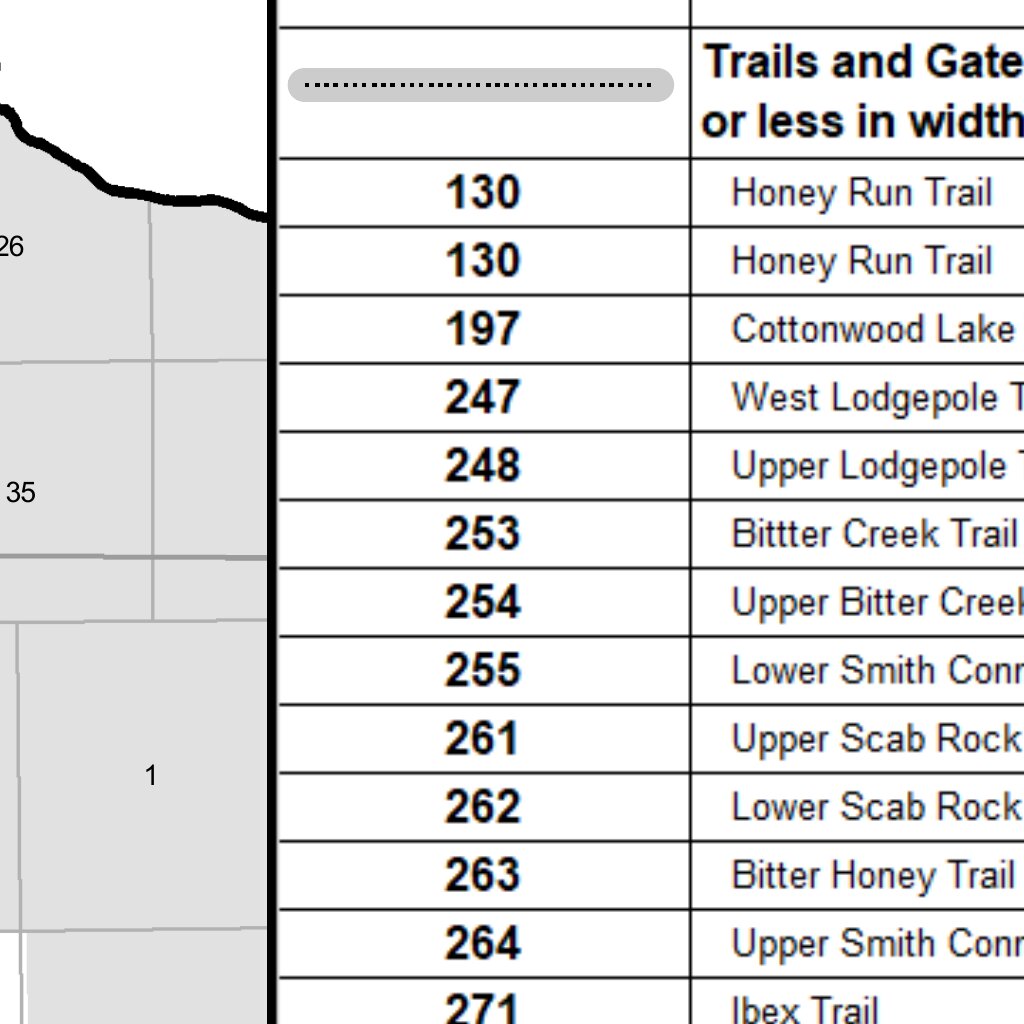 Custer Gallatin NF - Crazy Mountains MVUM 2025 Map by US Forest Service ...