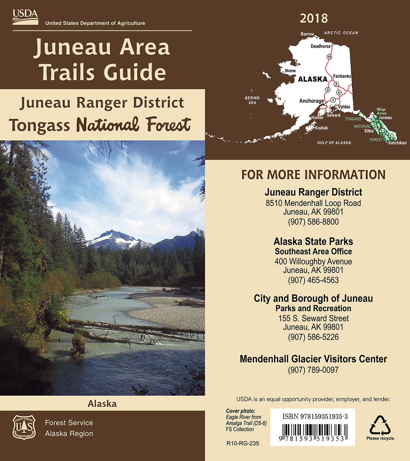 Juneau Area Trails Guide - Map bundle by US Forest Service R10 | Avenza ...