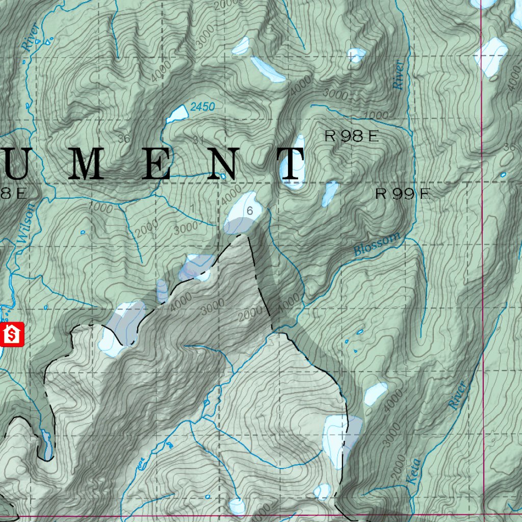 Ketchikan Misty Fjords Ranger District (Map front) by US Forest Service ...