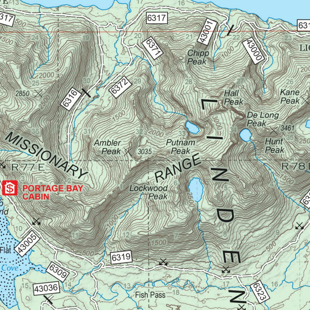 Petersburg Ranger District Kupreanof Island Inset Map by US Forest ...