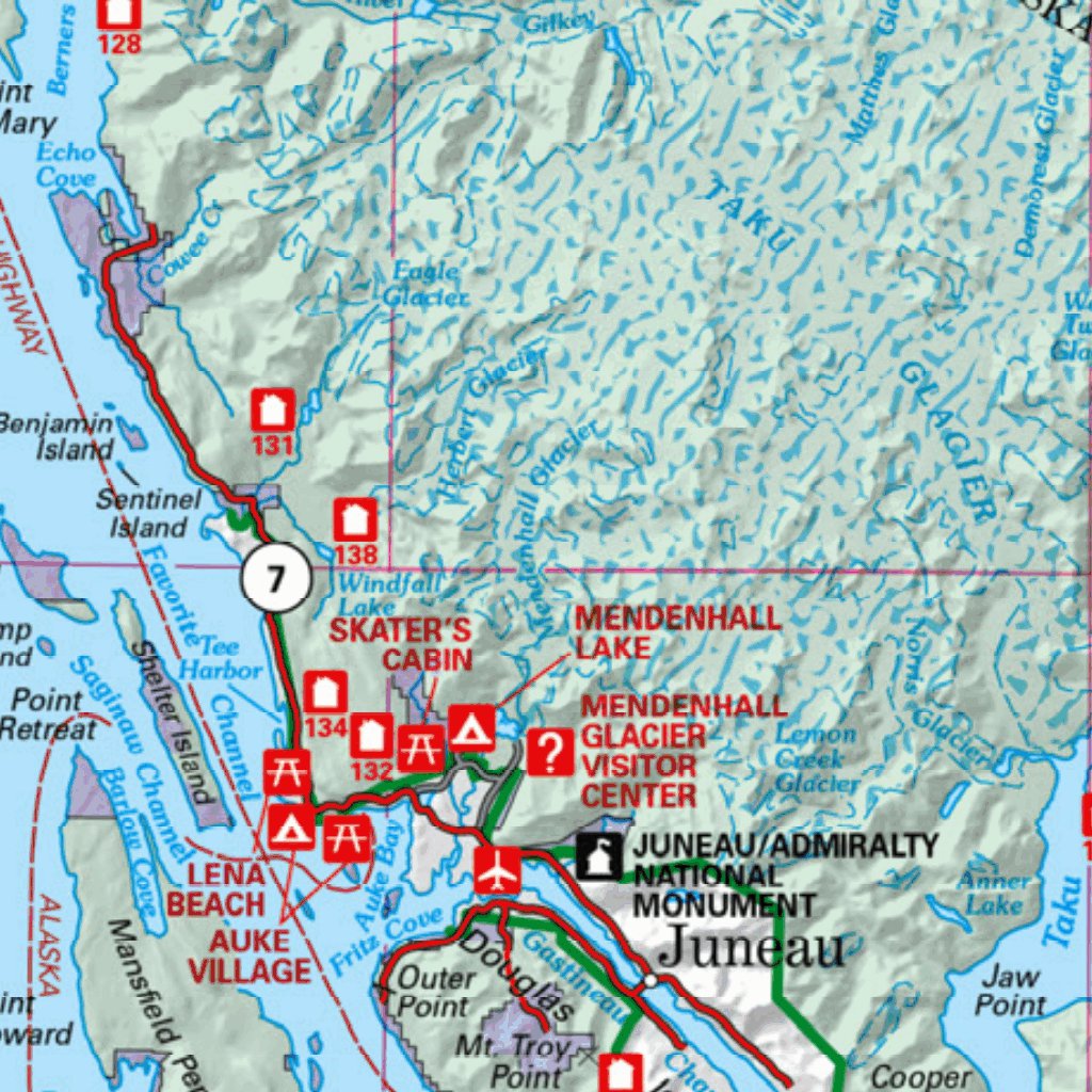 Tongass National Forest Map by US Forest Service R10 | Avenza Maps