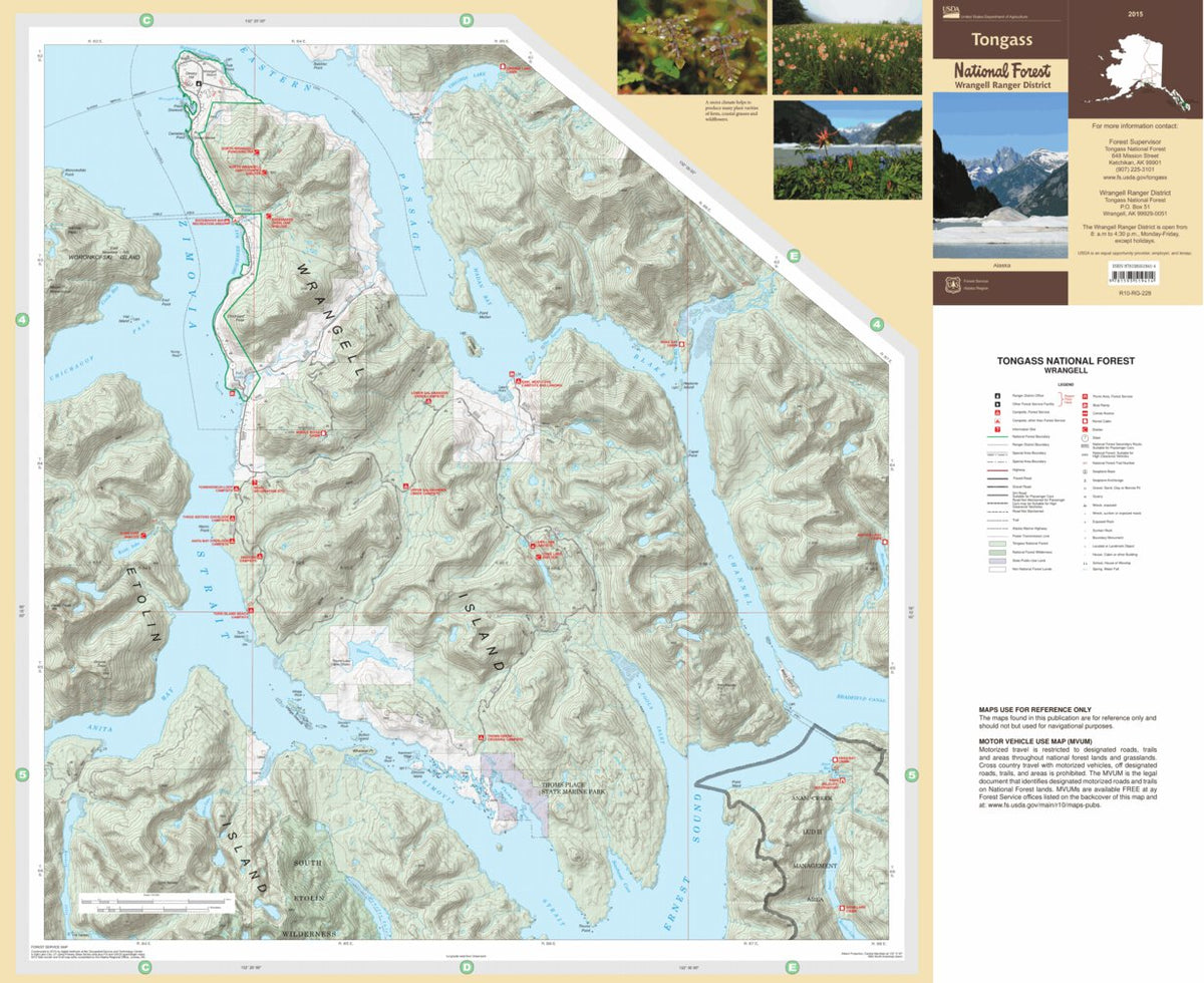 Wrangell Ranger District Map Bundle by US Forest Service R10 | Avenza Maps