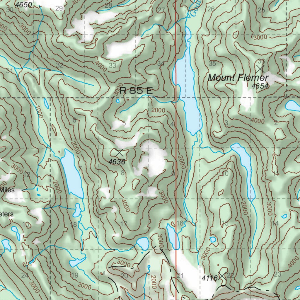 Wrangell Ranger District Stikine River Inset Map by US Forest Service ...