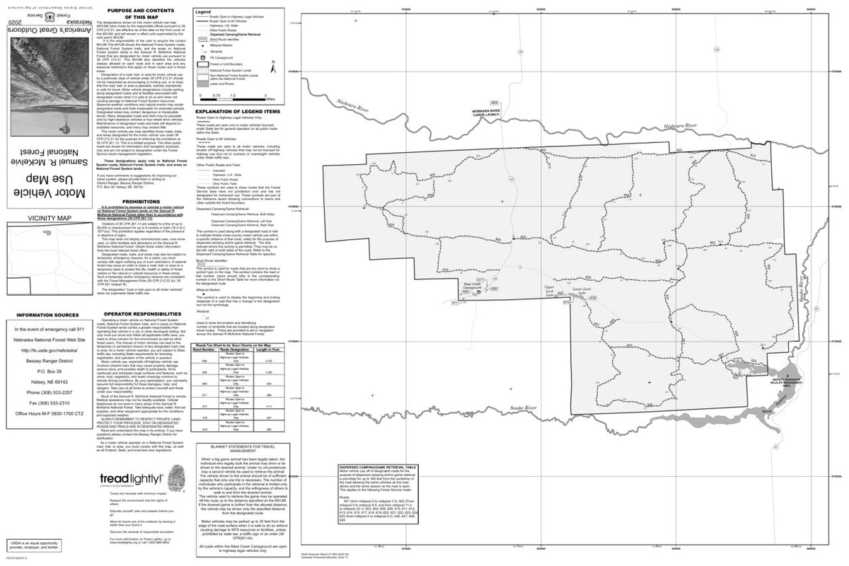 Samuel R. McKelvie NF - MVUM Map by US Forest Service R2 Rocky Mountain ...